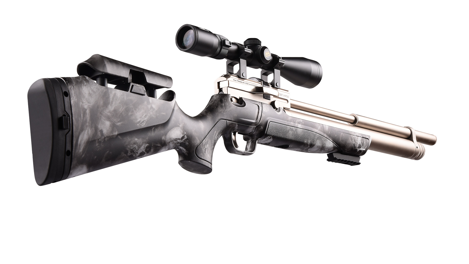 KRAL Arms Puncher Mega II Walnut Sidelever PCP .25 – Canada Shooting Supply