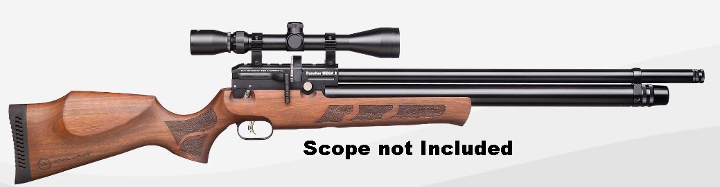KRAL Arms Puncher Mega II Walnut Sidelever PCP .25 – Canada Shooting Supply